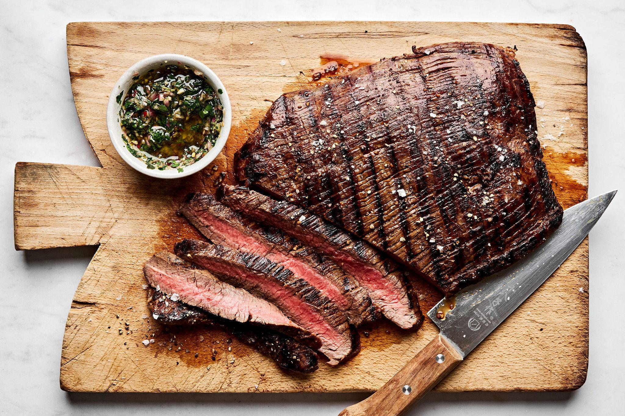 Grilled Flank Steak With Simple Garlic Marinade The Modern Proper grilled-flank-steak-with-simple-garlic-marinade-the-modern-proper